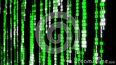 Binary Rain, Streams of Green Numbers, 4K Abstract Background, Matrix ...