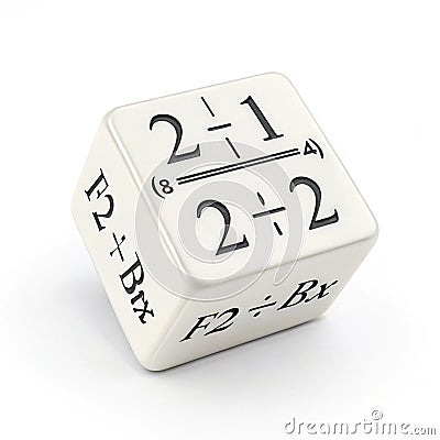 Binomial Formula 3D Icon Isolated On White Background Stock Photo ...
