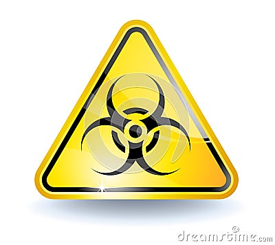 Biohazard Sign Cartoon Vector | CartoonDealer.com #10683839