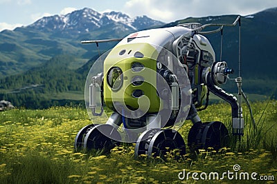 Biohybrid Robots Energy Source And Battery System Royalty-Free Stock ...