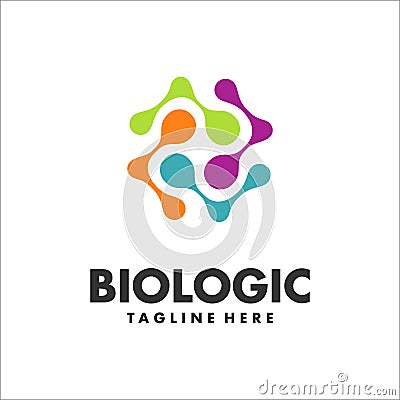 Biologic Elements Logo Template Vector | CartoonDealer.com #143163493