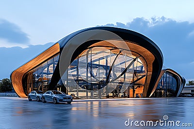 Biomass Structural Design Is Highlighted In A Minimalist Blueprint Of A ...