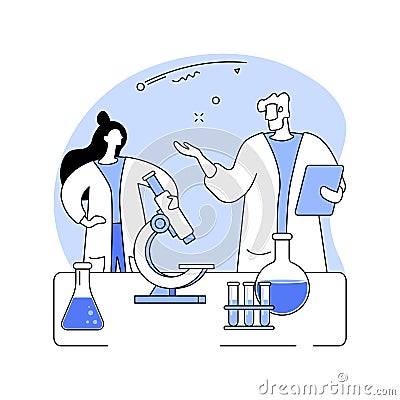Biomedical Engineering Isolated Cartoon Vector Illustrations ...
