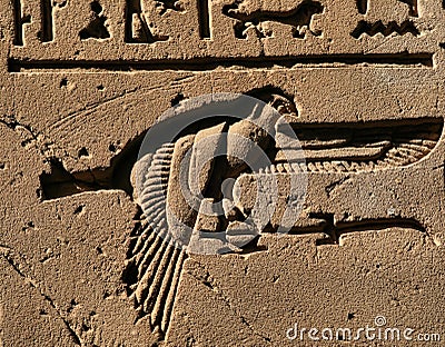 Bird Hieroglyph 2 Stock Images - Image: 12314664