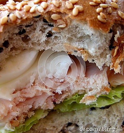 Bitten Sandwich Royalty-Free Stock Photo | CartoonDealer.com #17703