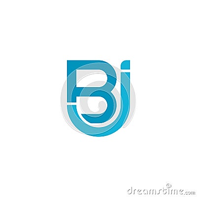BJ Letter Logo Design, BJ Monogram, Initial BJ Logo, BJ Logo, Icon ...