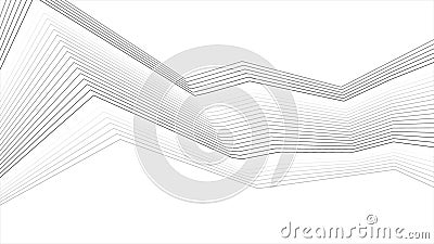 Black Curved Refracted Geometric Lines Tech Motion Background Stock Video - Video of 3840x2160 ...