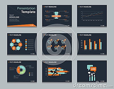 Black Infographic Powerpoint Template Design Backgrounds . Business ...