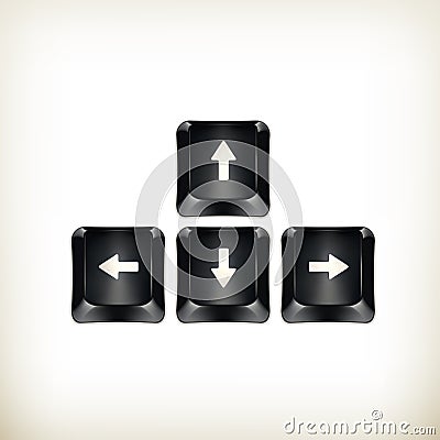 Black Keyboard Layout. the Layout of the Keyboard Buttons. Isolated ...