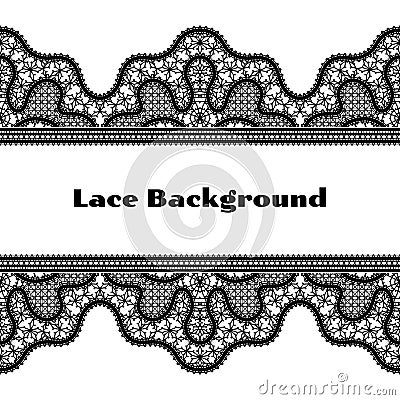 Black Lace Background Royalty Free Stock Images - Image: 31794949