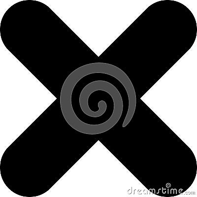 Black Multiplication Sign, Multiply Icon, Mathematical Icon, Cross Sign ...