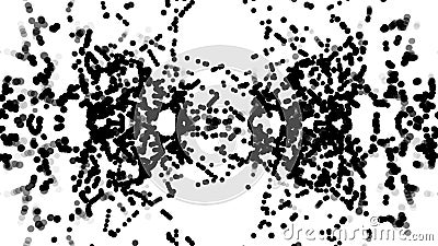 Black particles animation stock video. Video of loop - 118281653