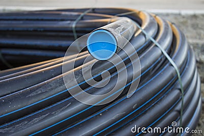 Black PVC Pipe Royalty Free Stock Image - Image: 37048486
