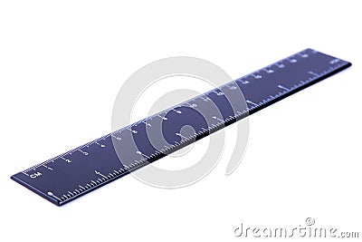 Black Ruler On White Background Royalty-Free Stock Photo ...