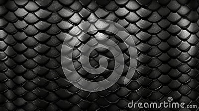 Black Scales. Dragon, Snake, Lizard Scale Pattern Royalty-Free Stock ...