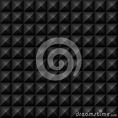 Black Studs Seamless Texture Vector Illustration | CartoonDealer.com ...