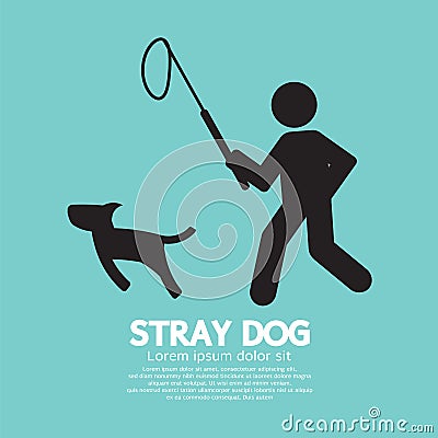 Black Symbol Stray Dog. Cartoon Vector | CartoonDealer.com #58777941