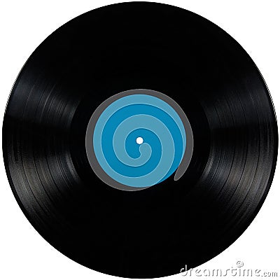 Black Vinyl Record Lp Album Disc Isolated Disk Royalty Free Stock ...