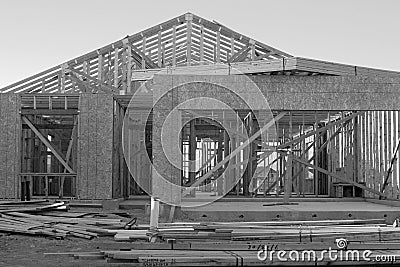 Black And White Construction Royalty Free Stock Image - Image: 1390936