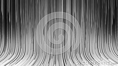 Black White Waterfall Stage Background Loop. Juicy Dynamic Cascade ...