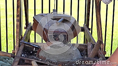 Blacksmith Bellows or Bellows, a Blower for Forges, Organs, a Device, a ...