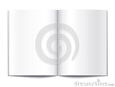 Blank Book Pages Template Stock Photography - Image: 3662222