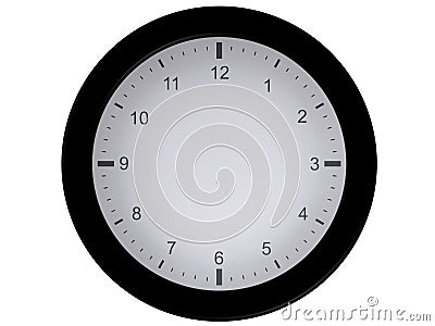 Clock face stock vector. Illustration of face, indicate - 3245748