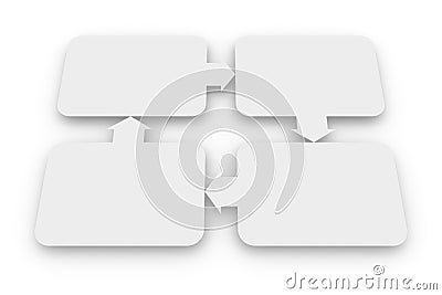 Process diagram stock illustration. Illustration of connection - 13963461