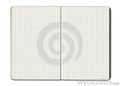 Blank Grid Notebook Stock Photos - Image: 17240613