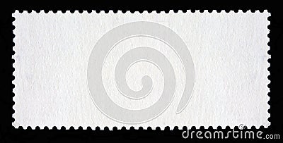 Blank Long Rectangular Postage Stamp Stock Photo - Image: 49805333