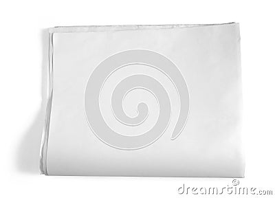 Blank Newspaper Stock Photo - Image: 44879328