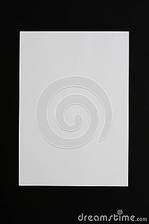 Blank Paper Sheet Banner, Copy Space For Text Stock Image ...