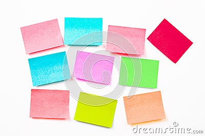 Blank Post It Notes Or Sticky Note. Royalty-Free Stock Image ...