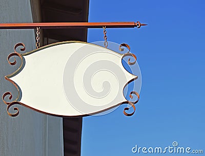 Blank Pub Sign Stock Photo - Image: 42403569