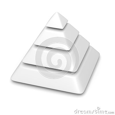 Blank Pyramid 4 Levels Stack Royalty-Free Illustration | CartoonDealer ...