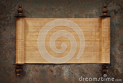 Blank Scrolls Open Stock Image - Image: 19920951