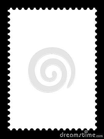 A Blank Stamp Template Royalty Free Stock Images - Image: 7087099
