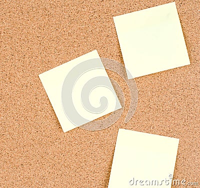Blank Stick Notes On Bulletin Board Texture Or Background Royalty-Free ...