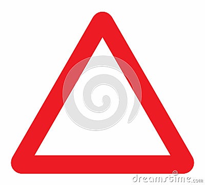 Blank Triangle Road Sign Stock Photo | CartoonDealer.com #177179814