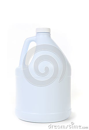 Blank White Bottle Of Bleach Isolated Royalty Free Stock Image - Image ...