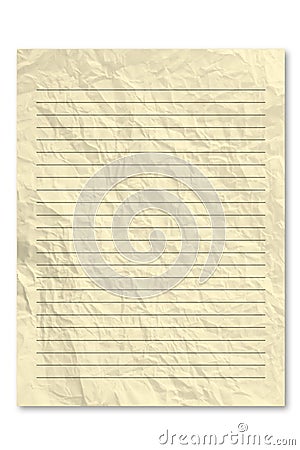 Blank Yellow Letter Paper Royalty-Free Stock Photo | CartoonDealer.com ...