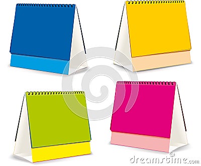 Blanks For Desktop Calendars Cartoon Vector | CartoonDealer.com #13749249