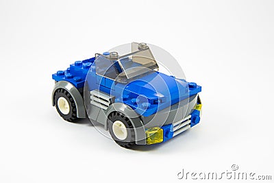 Blaues Lego Auto Redaktionelles Stockbild - Bild: 42016759