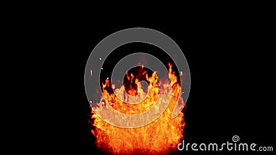 Blazing Flame with Fire Effects with Alpha Channel Transparent ...