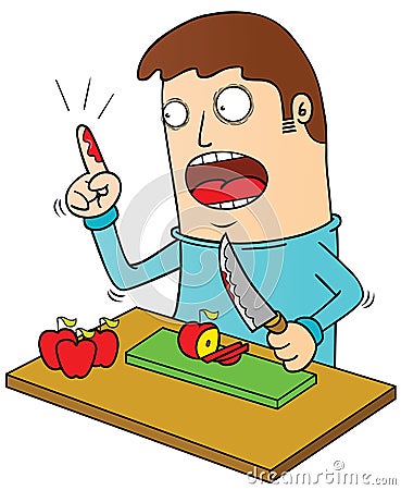 Bleeding Finger Stock Image - Image: 29309801