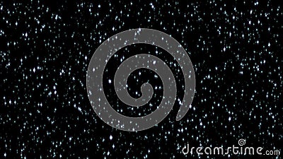 Blight Blue Sparkle Starry Night Effect Animation Stock Footage - Video ...