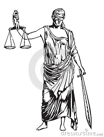 Blind Justice Stock Photo - Image: 14955860