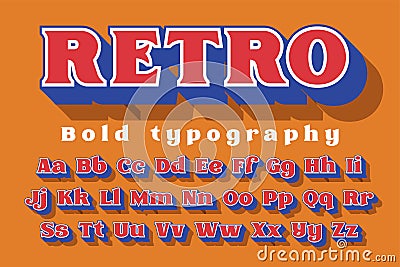 Block Bold Font Vector Illustration | CartoonDealer.com #132838672