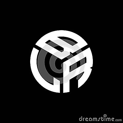 BLR Letter Logo Design On Black Background. BLR Creative Initials ...