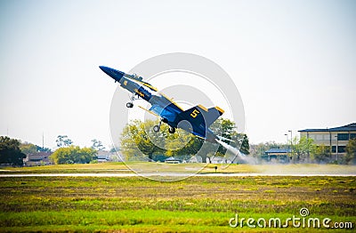 Blue Angel Fighter Jet Editorial Stock Image - Image: 23193534